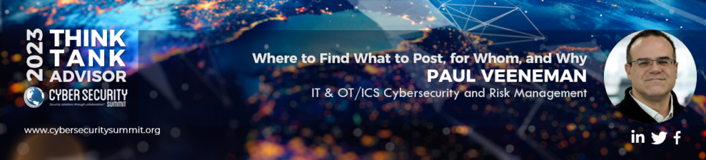 WHERE TO FIND WHAT TO POST, FOR WHOM AND WHY – 16th annual Cyber ...